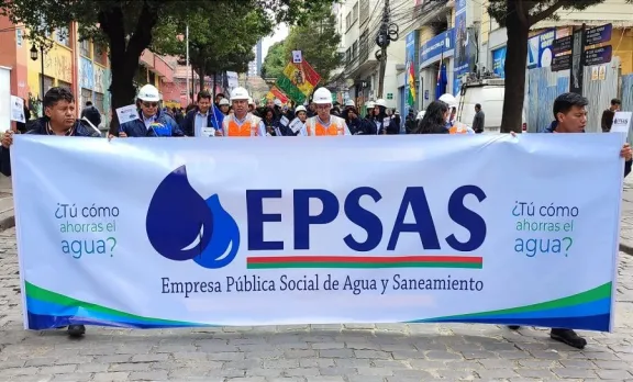 Según Herbas, la sentencia contra Epsas generaría una "virtual quiebra técnica" de la empresa ...