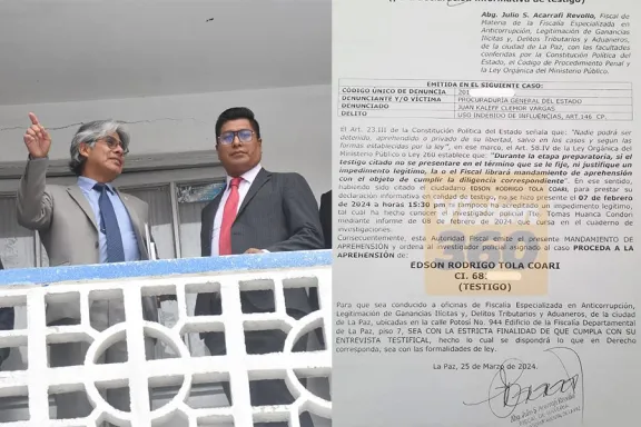 Fiscalía emite orden de aprehensión contra exfiscal Tola en caso del ...