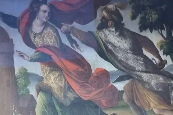 El cuadro de Santa Bárbara regresa a Bolivia 50 años después de ser ...