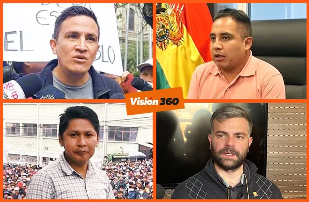 Alberto Astorga, Carlos Eduardo Palenque, Manuel Ormachea y Armin Lluta ...