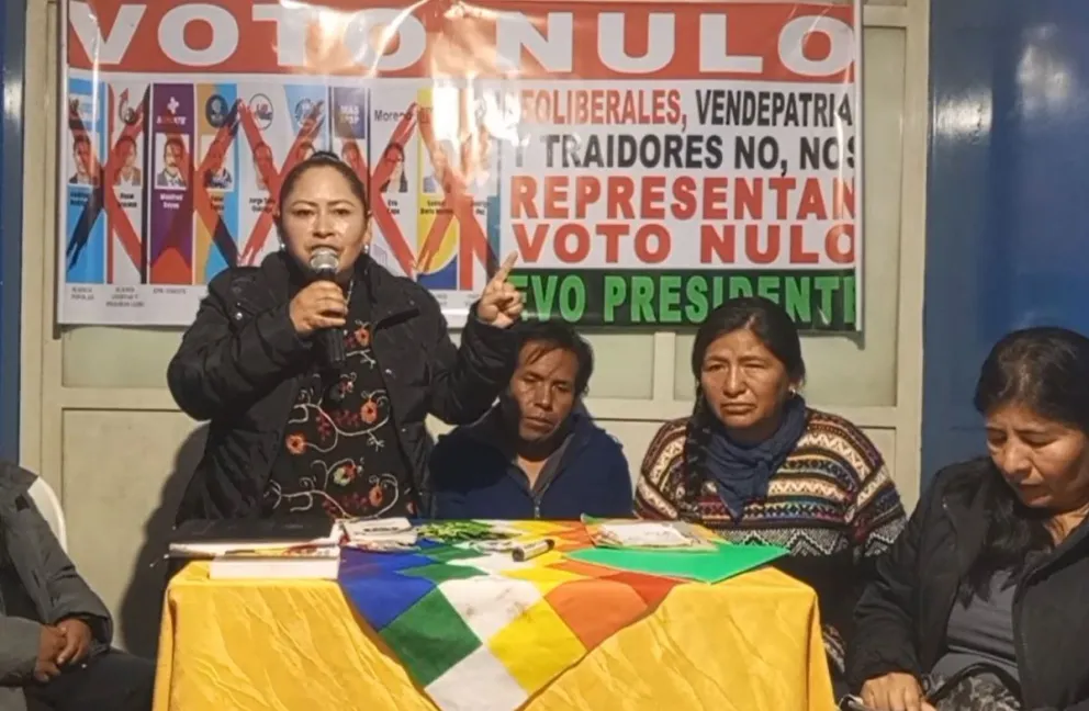 “Evistas” abren casas de campaña para promover el voto nulo y creen que ...