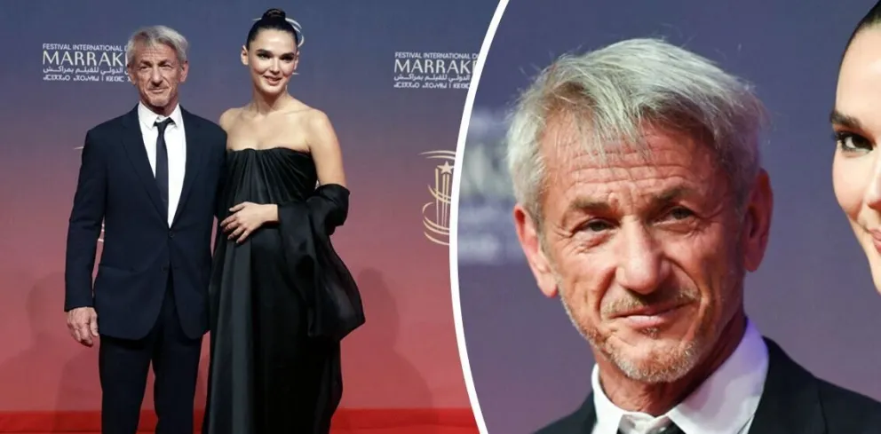 Sean Penn hace su debut en la alfombra roja con su nueva novia, 34 años ...