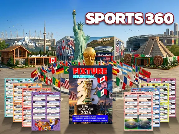 Descarga gratis el fixture del Mundial 2026 de SPORTS 360 | Visión 360